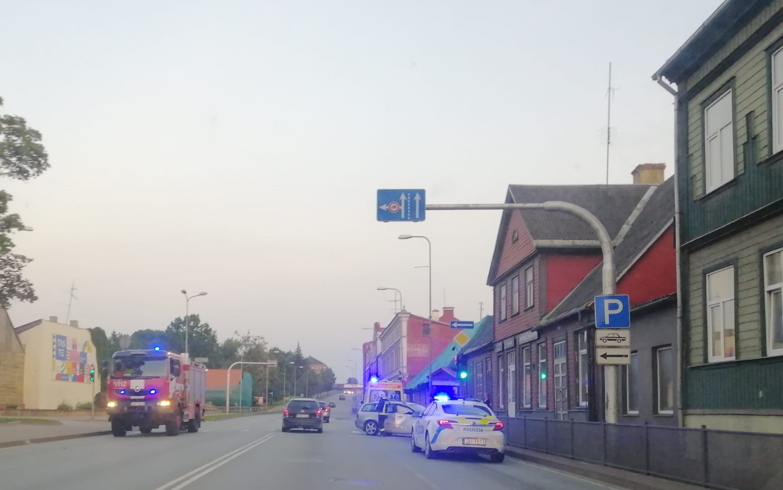 Sadursmē ar VUGD auto Bauskā cieš autovadītāja - BauskasDzive.lv