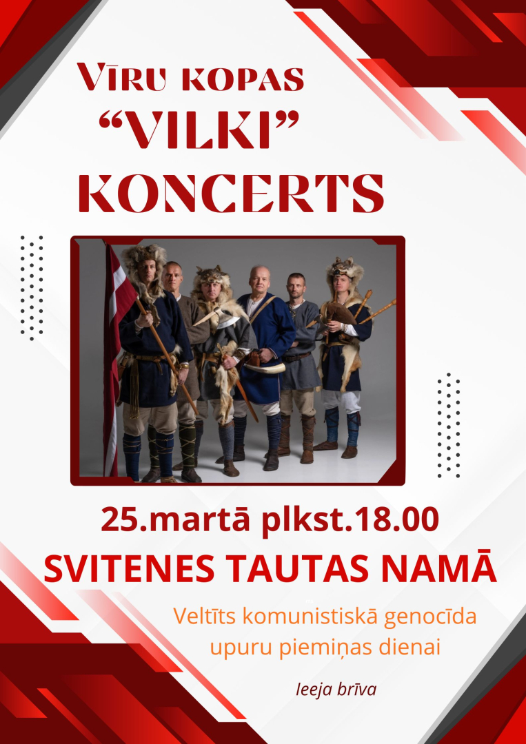 Vīru kopas «Vilki» koncerts Svitenē - BauskasDzive.lv